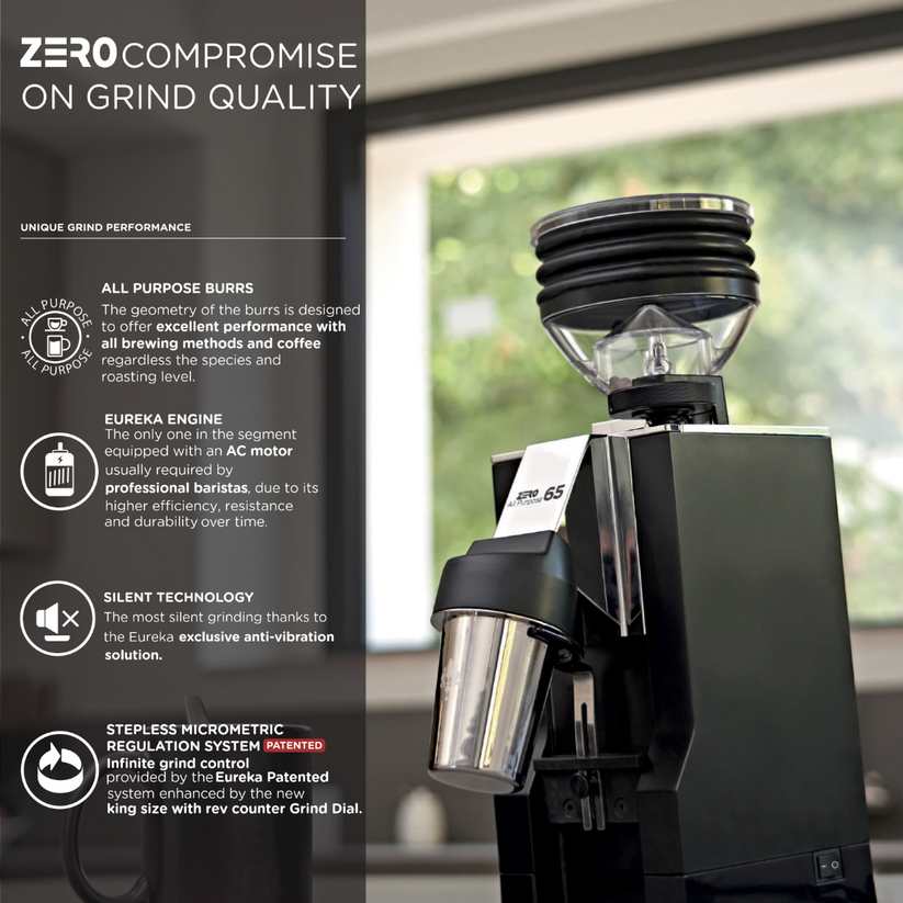 Eureka Mignon Zero 65 All Purpose – Watch and Puck